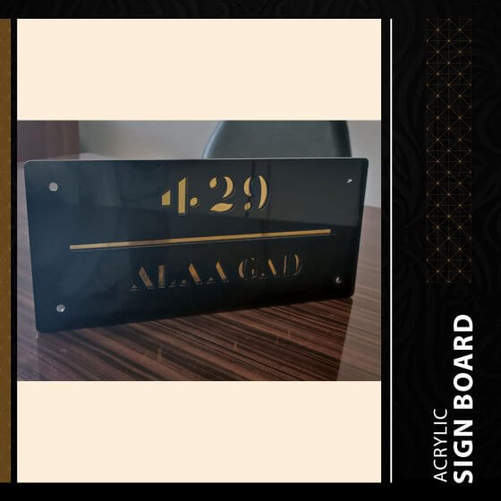 Acrylic Sign Board