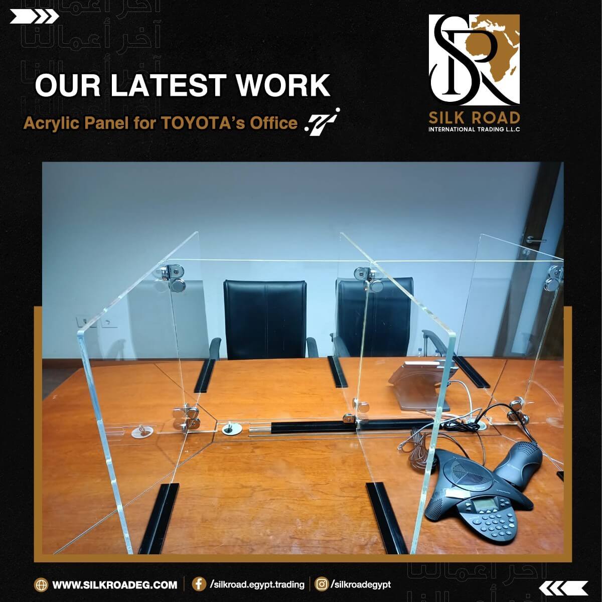 Acrylic Panels For Toyota's Office